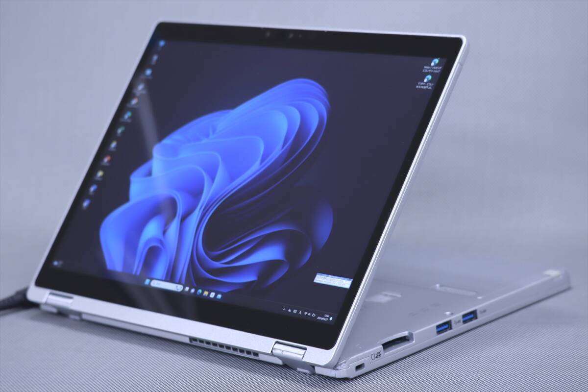 【やや傷や汚れあり】【1円～】累積2700時間！12型WQXGA+液晶2in1タブレット！Let's note CF-QV8 LTE i5-8365U RAM8GB SSD256GB ...