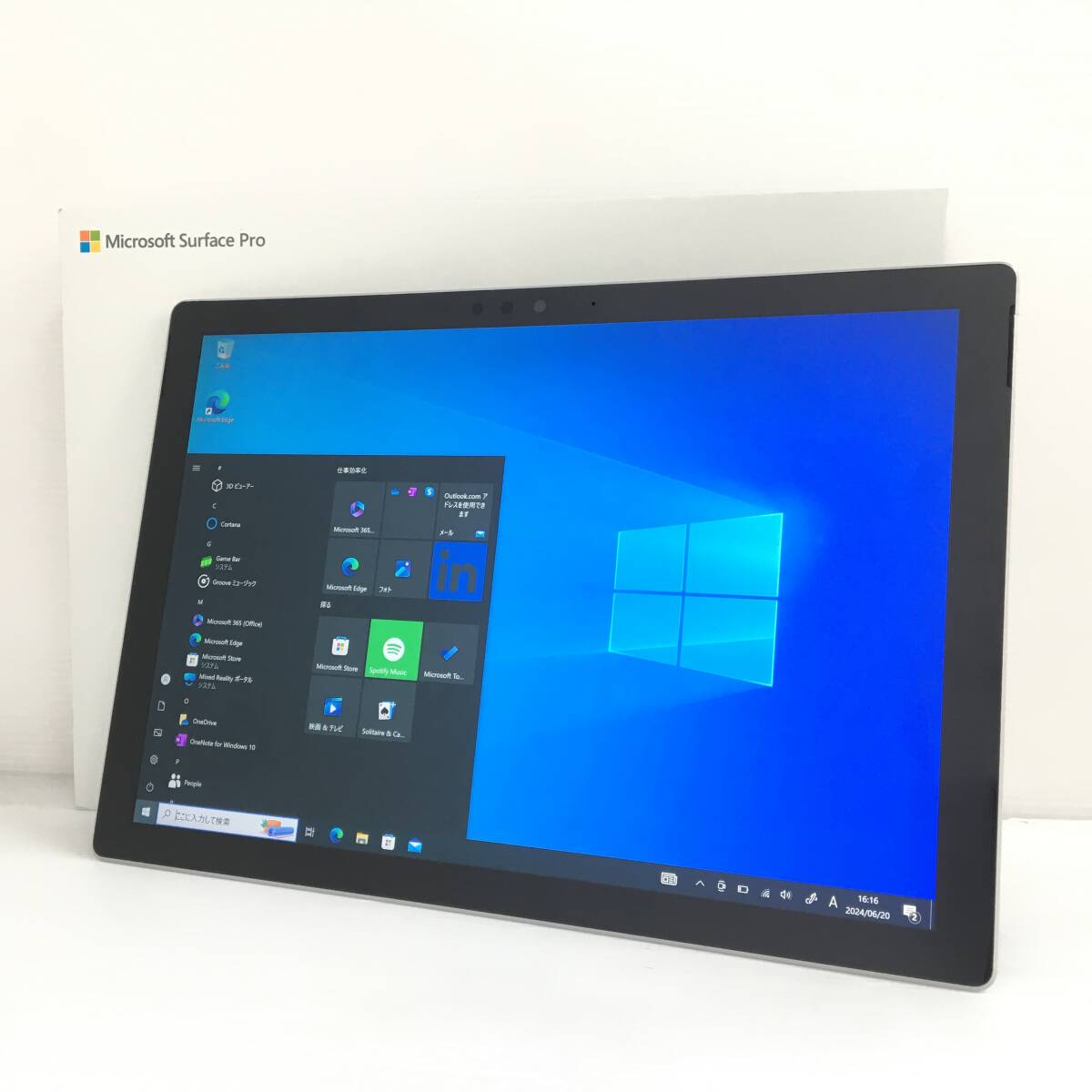 【やや傷や汚れあり】☆【SIMフリー】Microsoft Surface Pro 5 model:1807『Core i5(7300U) 2 ...
