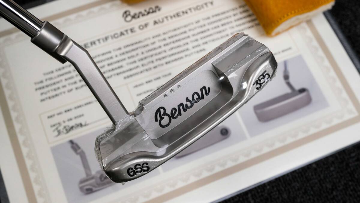 【未使用】Benson BB2 GSS ビッグロゴ ブラック ジャーマンステンレス GSSツアーパター COA有りの落札情報詳細 - Yahoo!オークション落札価格検索 オークフリー