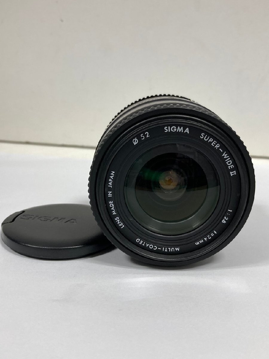 【全体的に状態が悪い】★【ジャンク品】SIGMA シグマ / SIGMA SUPER-WIDEⅡ 1:2.8 f=24㎜ Φ52 MULTI-COATED / 一眼 カメラ オートフォーカス ...