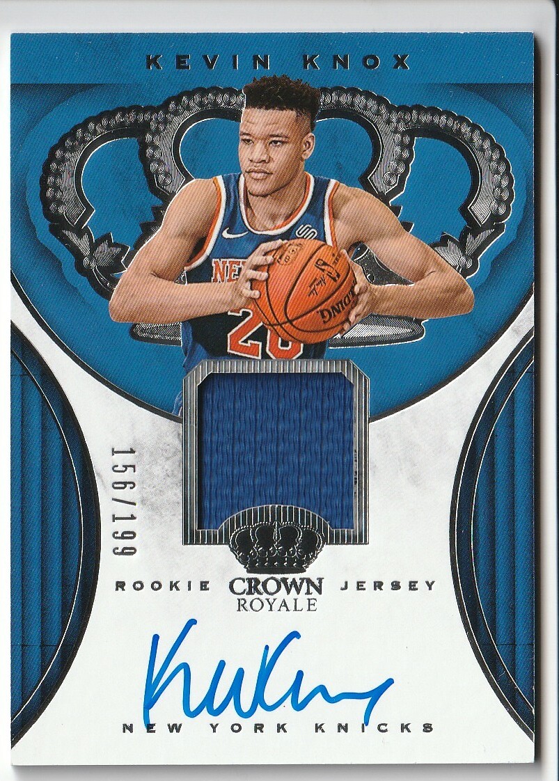 【未使用に近い】199枚限定 2018-19 CROWN ROYALE 【Kevin Knox】RC Relic Autoの落札情報詳細 ...