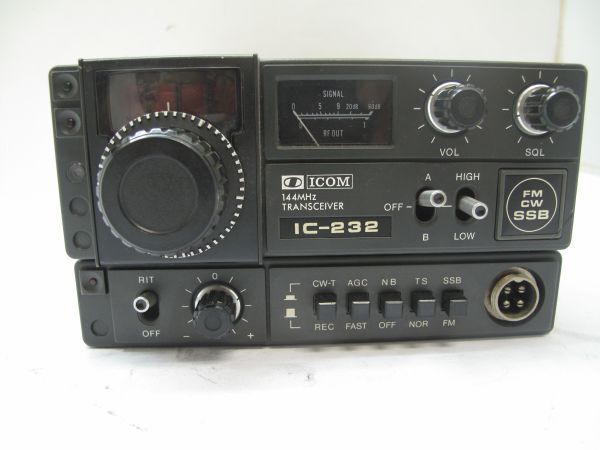 【全体的に状態が悪い】ICOM IC-232 144MHz SSB/FM トランシーバの落札情報詳細 - Yahoo!オークション落札価格検索 ...