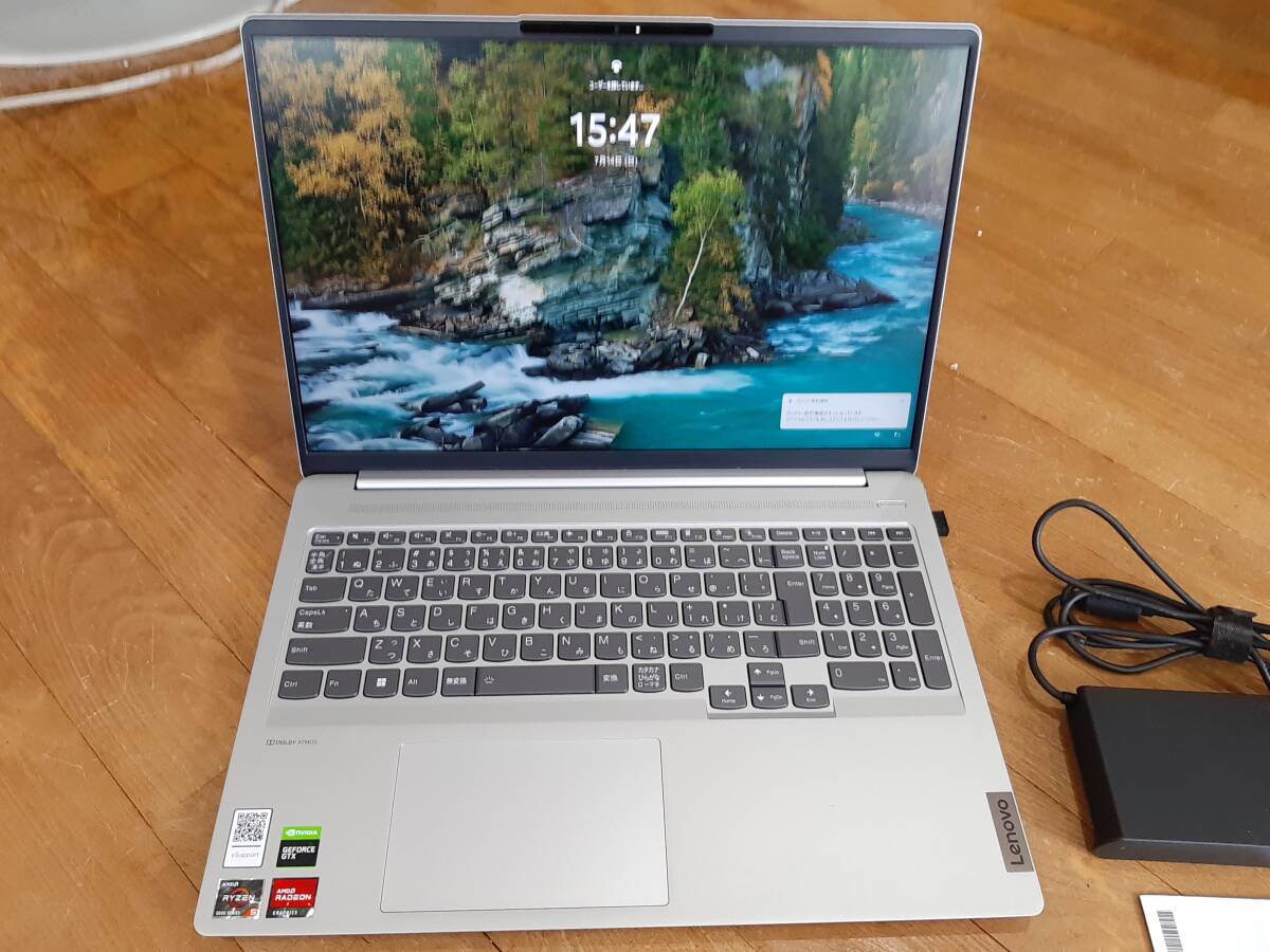 【未使用に近い】Lenovo IdeaPad Slim 560 Pro クラウドグレー [82L500FPJP]レノボ ゲーミングPC ...