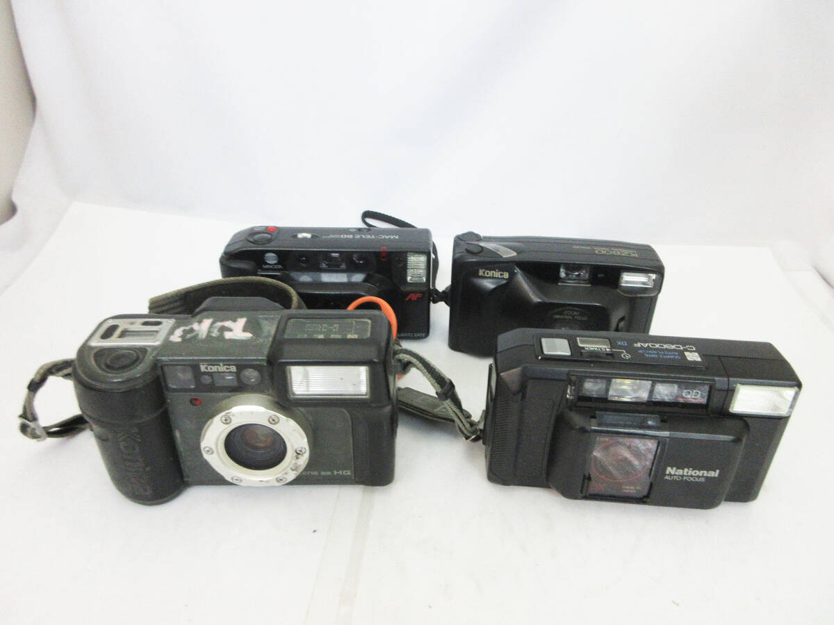 【傷や汚れあり】G1697【ビンテージ カメラ】4台★MINOLTA MAC-TELE60★Konica KZ600★コニカ 現場監督 HG ...