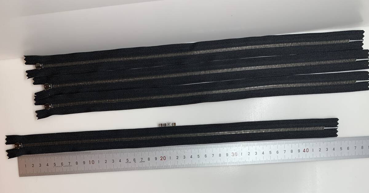 【未使用】YKK エクセラファスナー No.3 SGW ＃580 黒 BK ハンドメイド クラフト 43.0cm 4本セット ②の落札情報詳細 - Yahoo!オークション落札価格検索 オークフリー
