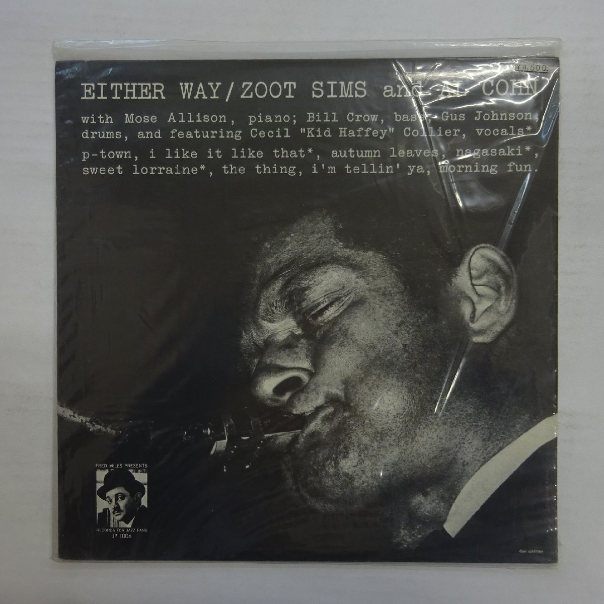 【やや傷や汚れあり】10030919;【美盤/US盤/Classic Records復刻/高音質180g重量盤/限定プレス】Zoot Sims And Al Cohn / Either Way ...