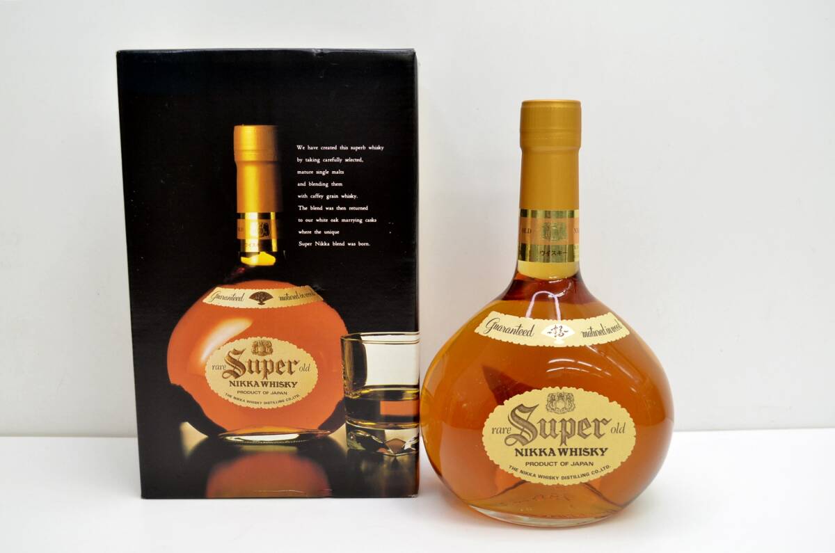 【未使用】T68 / 未開栓 NIKKA ニッカ rare Super old NIKKA WHISKY レア スーパー オールド ニッカ ウイスキー 旧 鶴印 750ml 43% 箱付きの ...