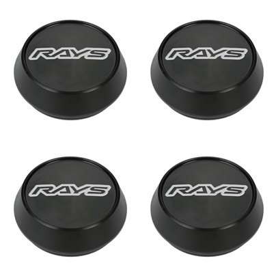 【未使用】【在庫品】RAYS No.57 VR Center Cap Model-01 HI BK/SL 4個 VOLK RACING ...