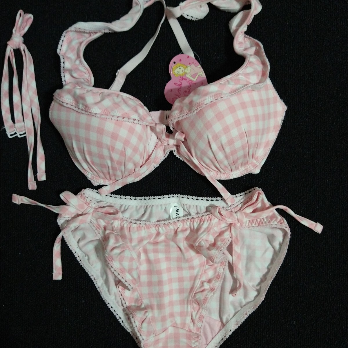 【未使用】ブラショーツ イマージュ IMAGE C70 M ピンク ホワイト チェック かわいい 甘い ガーリー JC JK 女の子 ジュニアブラ 中学 高校の落札情報詳細 - Yahoo ...