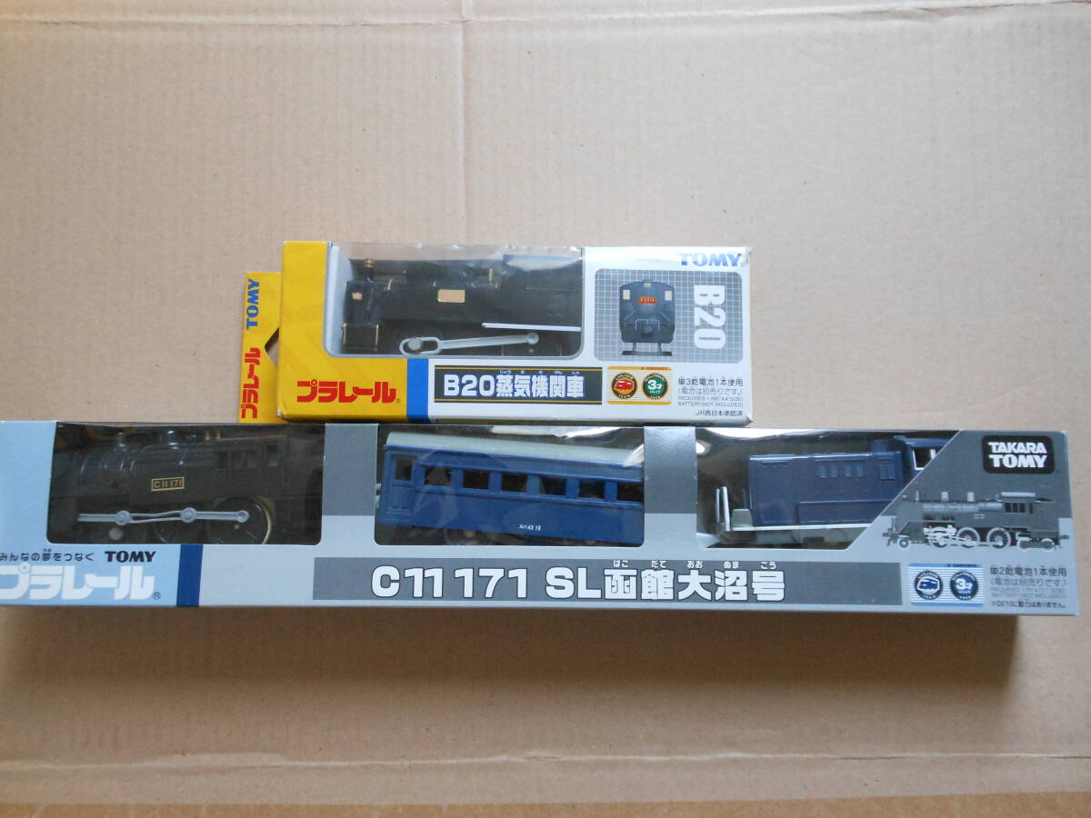 【傷や汚れあり】プラレール SL 蒸気機関車 14両セット B20 C11 C12 8620 C56 C57 C58 C61 C62 D51 一部箱あり 函館大沼号 サウンドセットの落札情報 ...