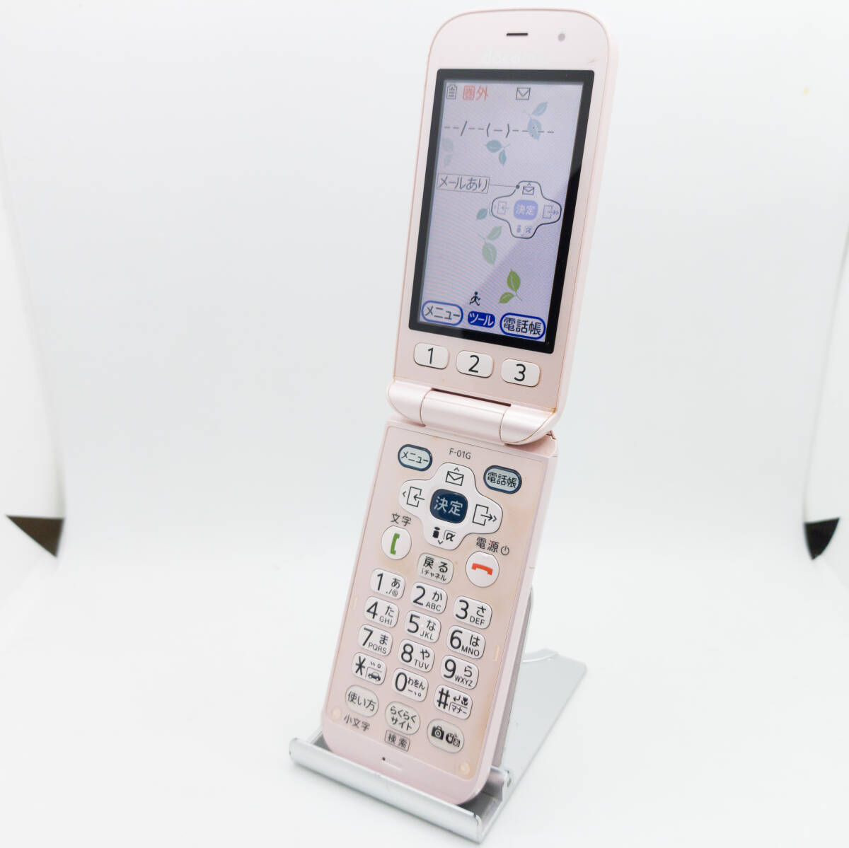 【やや傷や汚れあり】らくらくホン ベーシック4 F-01G ピンク NTT docomo ガラケー ケータイ ドコモ 富士通 楽々 携帯電話 本体 #ST-03230の落札情報詳細 ...