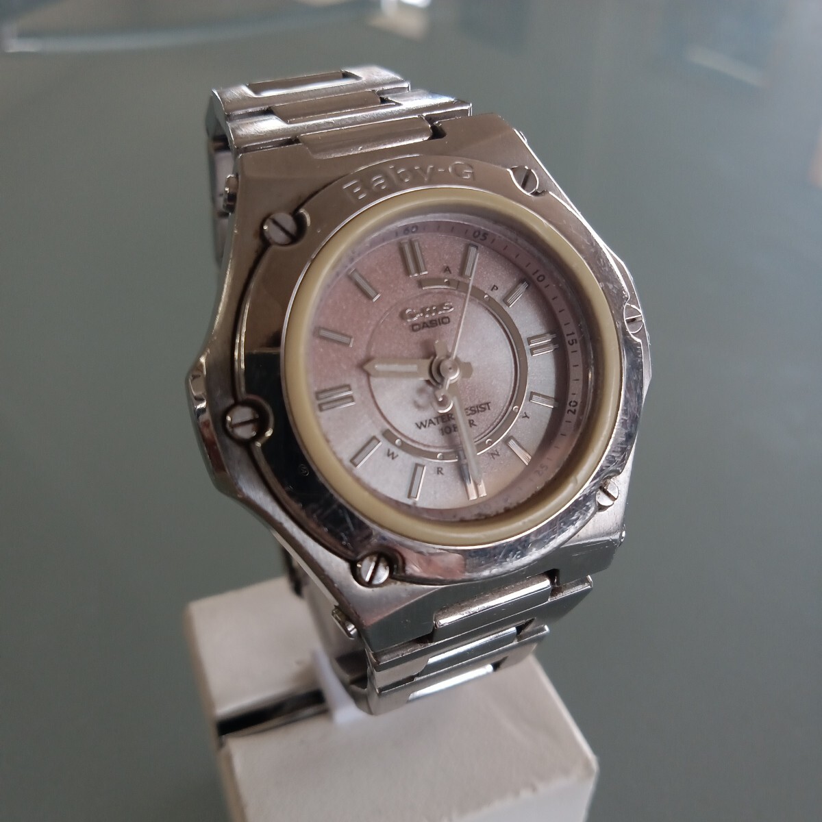【目立った傷や汚れなし】CASIOカシオ 腕時計G-SHOCK Baby-G G-ms MSG-1500 タフソーラー 電波ソーラー 超音波 ...
