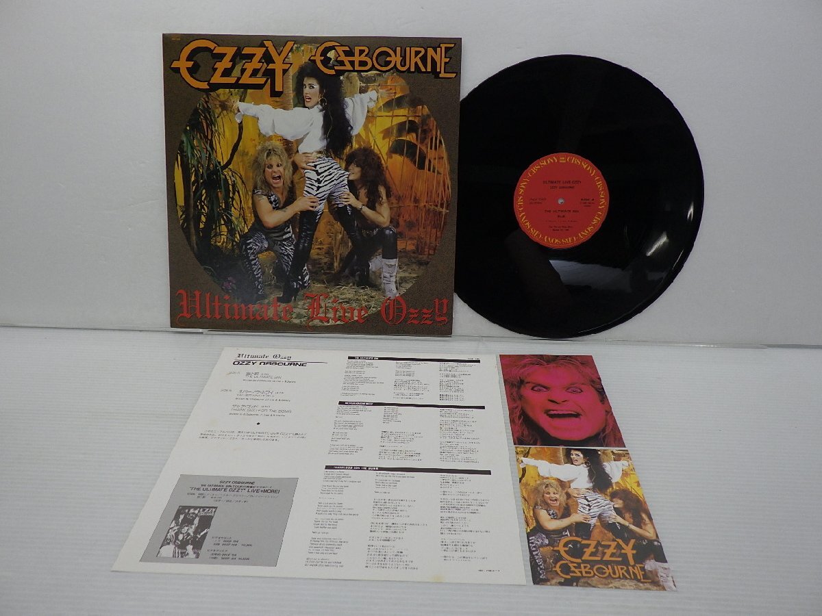 【やや傷や汚れあり】Ozzy Osbourne(オジー・オズボーン)「The Ultimate Sin (Live Tracks)」LP（12インチ）/CBS/Sony(15AP 3269 ...