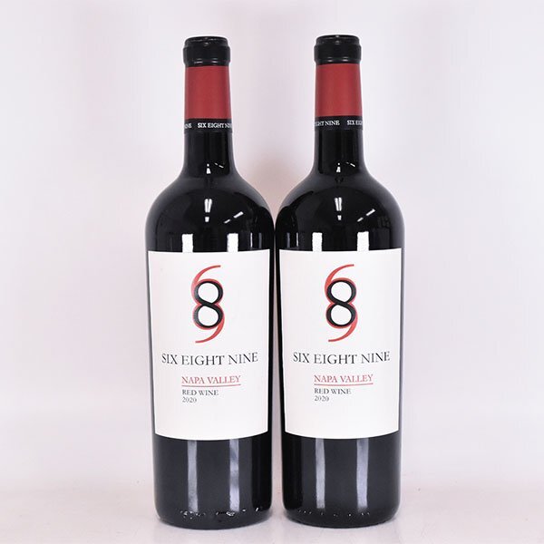 【やや傷や汚れあり】2本セット★シックス エイト ナイン 2020年 赤 ※ 750ml 13.5% カリフォルニア ナパヴァレー 689 Cellars Six Eight Nine ...