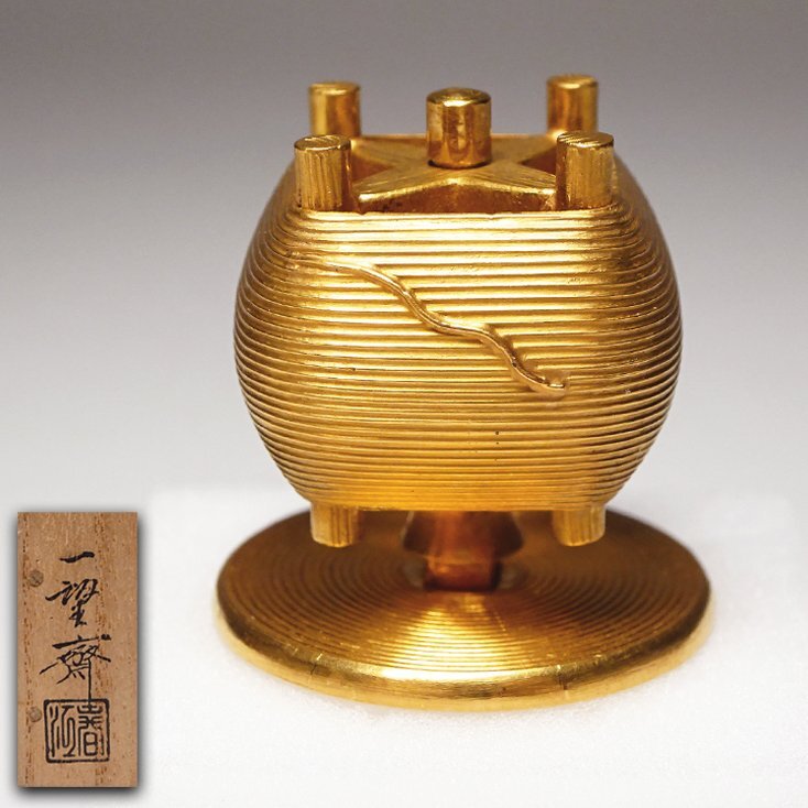 【目立った傷や汚れなし】慶應 【初代長谷川一望斎(春江)】作 純金無垢製 糸巻撮 湯沸蓋摘 42.9g 共箱 煎茶道具金瓶銀瓶茶器の落札情報詳細 - Yahoo!オークション落札価格検索 オークフリー