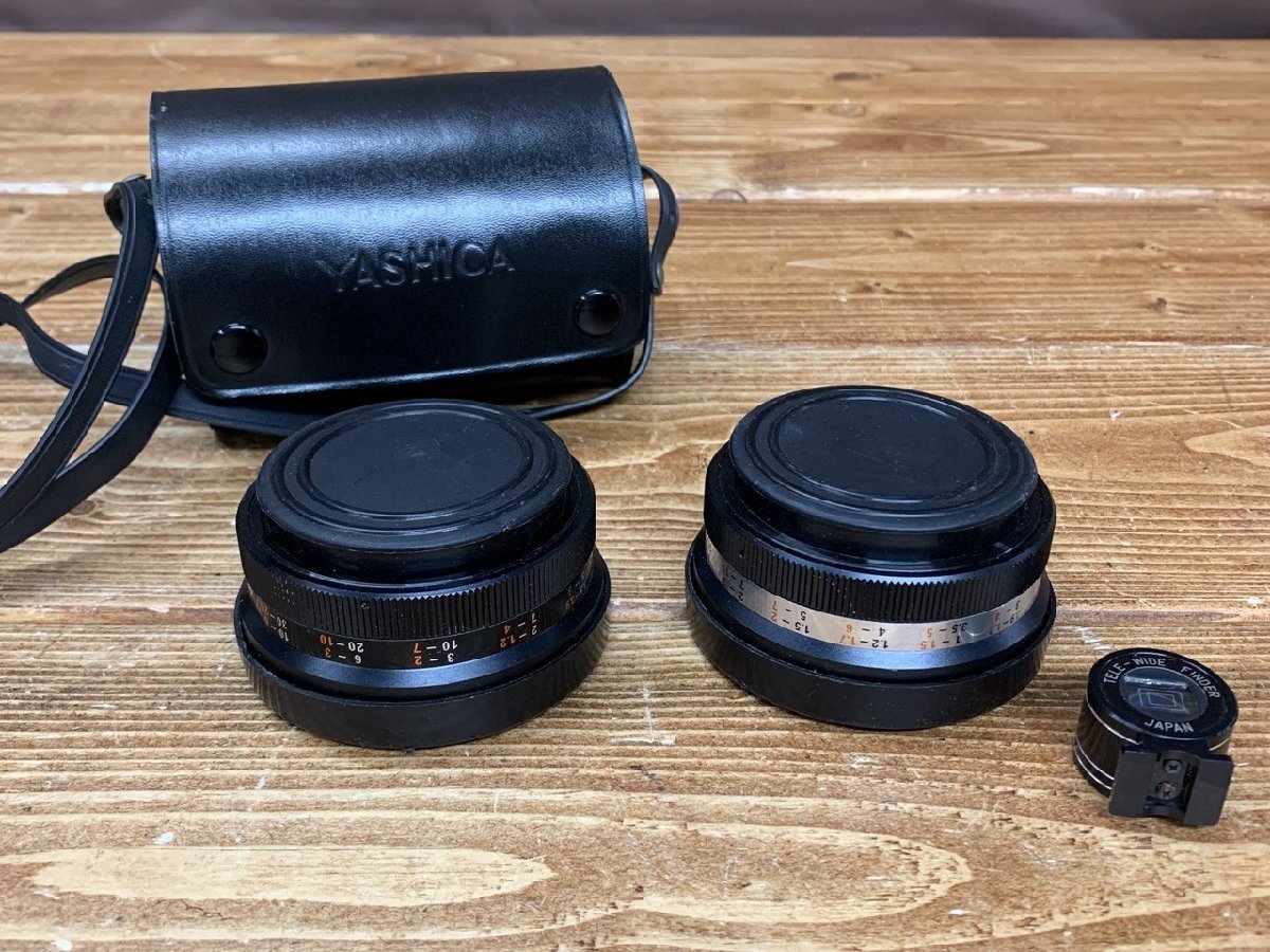 【傷や汚れあり】【Y-0671】YASHICA YASHIKOR AUX. TELEPHOTO 1.4 + YASHIKOR AUX ...
