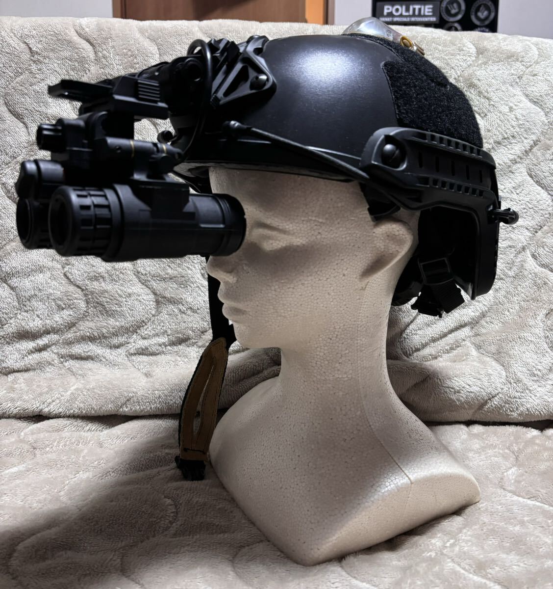 【目立った傷や汚れなし】1円出品 fma fast ヘルメット ops-core タイプ オプスコア レプリカ pvs-31 付属品多数 ...