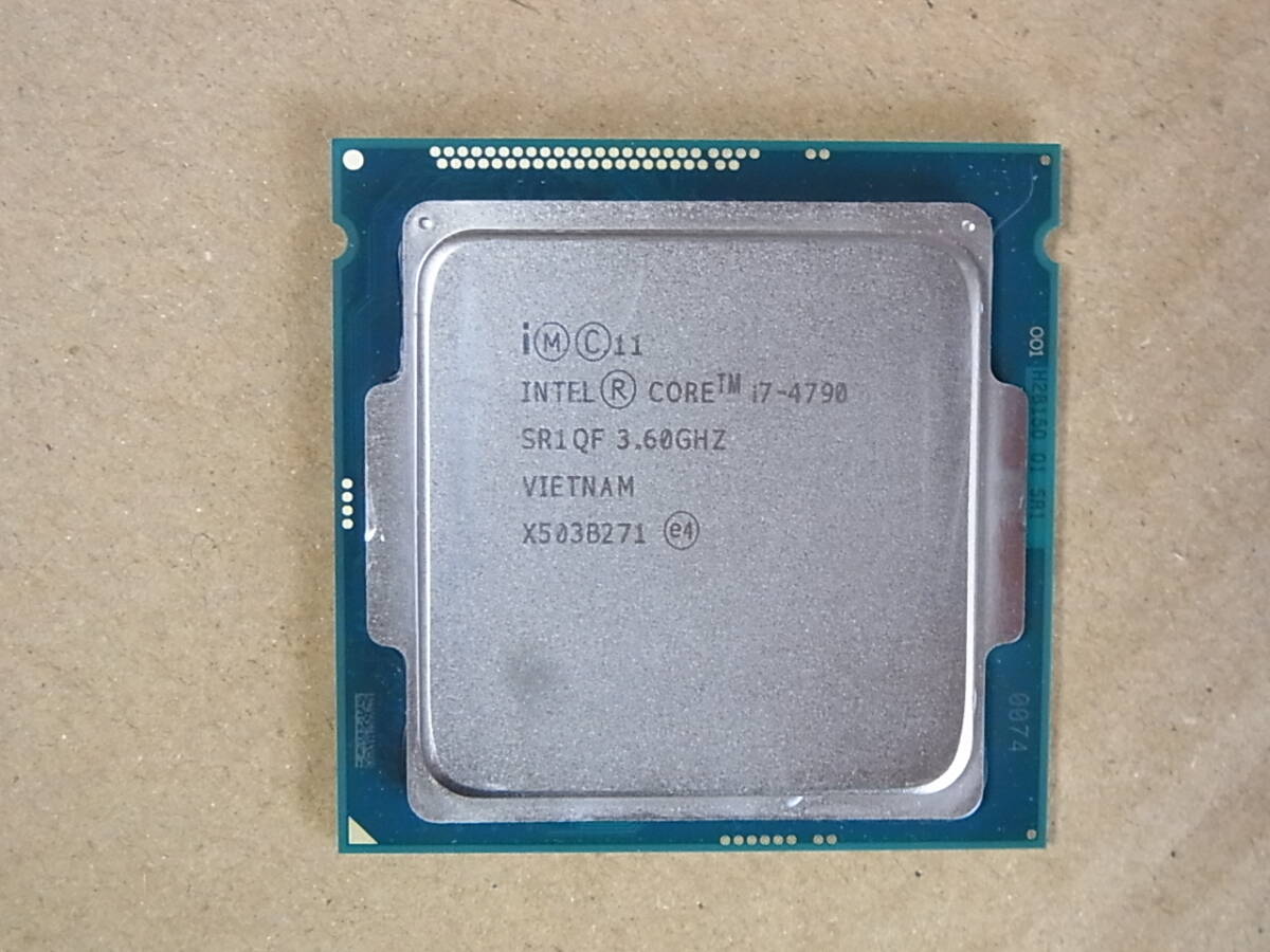 【目立った傷や汚れなし】 Intel Core i7-4790 3.60GHz SR1QF Haswell LGA1150 4コア 8スレッド ...
