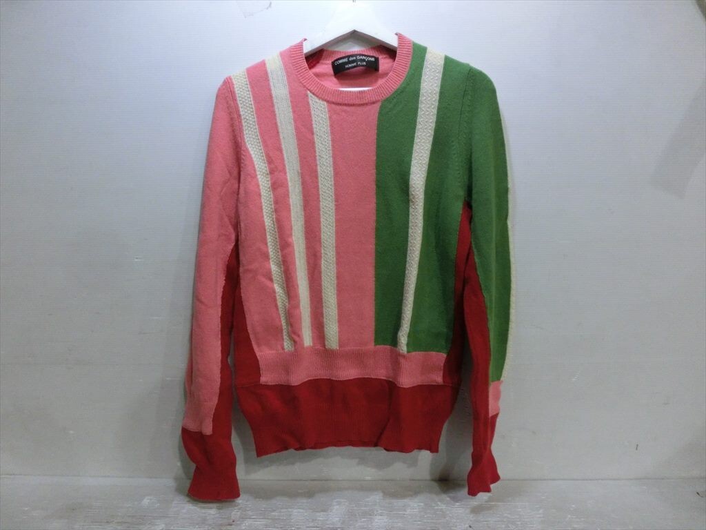 【やや傷や汚れあり】T【Q5-38】【60サイズ】 コムデギャルソン オムプリュス/2000aw ドッキングニット/セーター/メンズ/※汚れ有の落札情報詳細 - Yahoo!オークション落札 ...