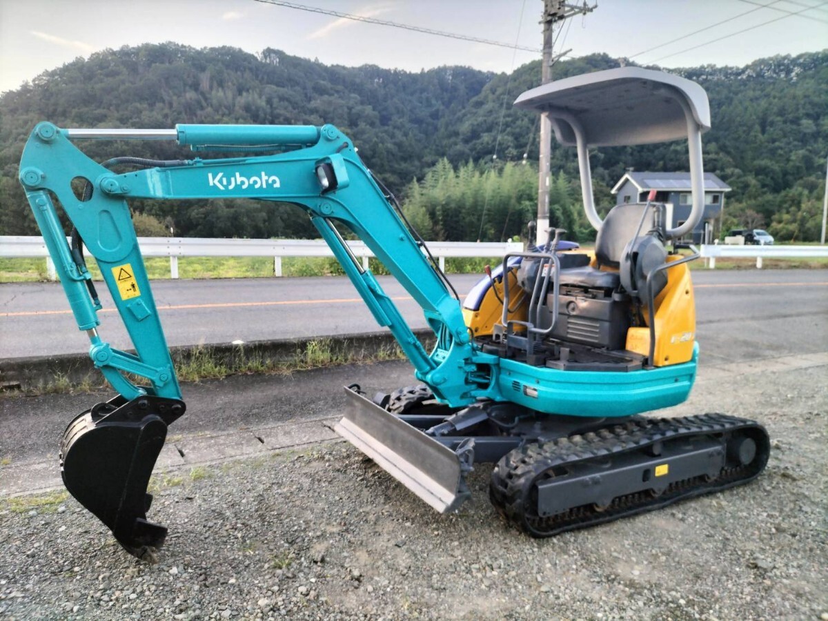 【目立った傷や汚れなし】☆クボタkubotaミニ 油圧ショベル☆U-20-3☆可変脚☆マルチ付き☆1460時間☆倍速付きの落札情報詳細 - Yahoo!オークション落札価格検索 オークフリー