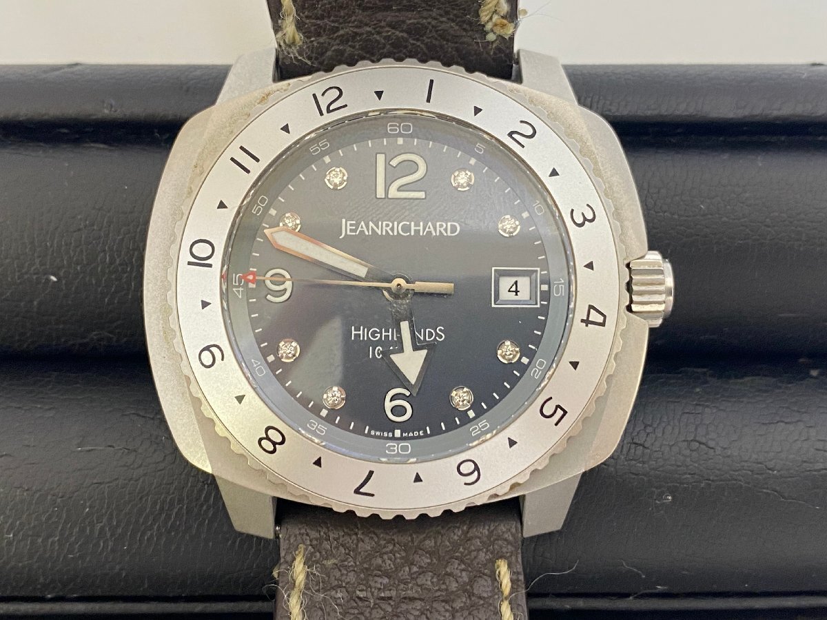 1円～ ダニエルジャンリシャール JeanRichard ハイランド クロノグラフ 25004 メンズ 自動巻 純正ベルト 腕時計 CD1824149の落札情報詳細 - Yahoo ...