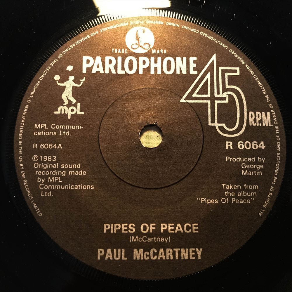 【目立った傷や汚れなし】 UK ORG PAUL McCARTNEY / PIPES OF PEACE の落札情報詳細 - Yahoo!オークション落札価格検索 オークフリー