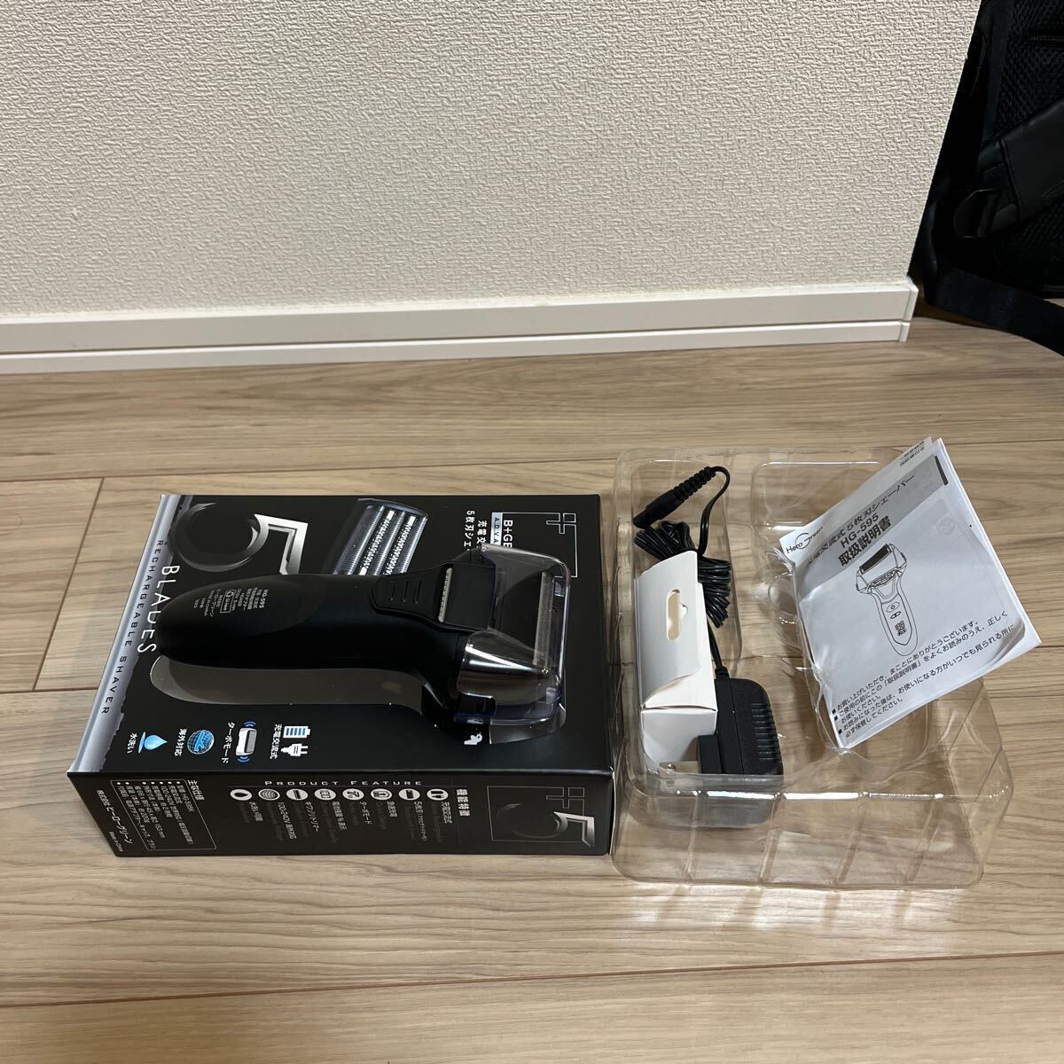 【未使用に近い】HG-595ビーギア 5枚刃 シェーバー メンズ 男性 敏感肌 売れ筋 電気シェーバー 電気カミソリ 髭剃り もみあげ クセヒゲ 充電 水洗い B+GEARの落札情報詳細 ...