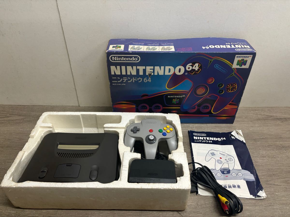 【やや傷や汚れあり】☆ N64 ☆ ニンテンドウ64 動作品 本体 コントローラー アダプター 説明書 箱 付属 Nintendo 任天堂 0301の落札情報詳細 - Yahoo!オークション ...