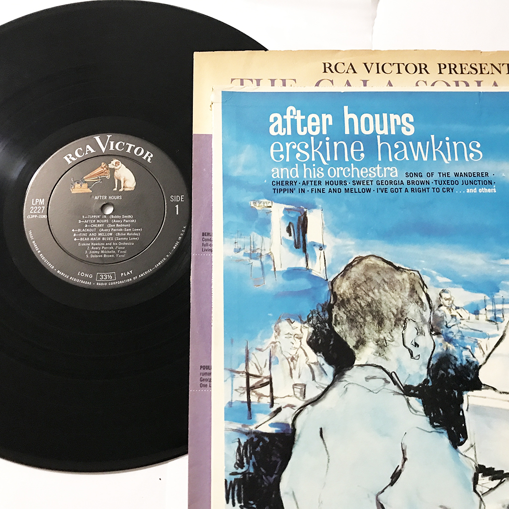 【やや傷や汚れあり】US ORIG LP Erskine Hawkins After Hours RCA Victor Avery ...