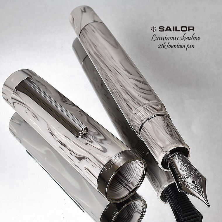 【未使用】 【SAILOR/セーラー】Luminous shadow ルミナスシャドー 万年筆 フォググレー 超大型21金ブラックニブ 極太 M中字 未開封展示品 /M463GYの落札情報詳細 ...