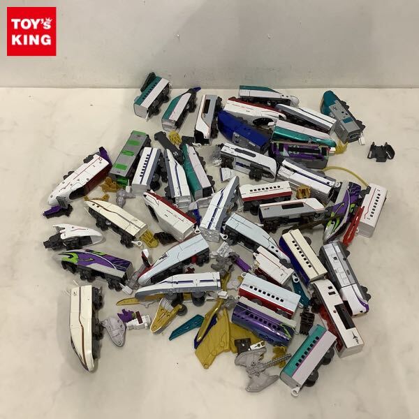 【目立った傷や汚れなし】新幹線変形ロボ シンカリオン DXS E5はやぶさ E6こまち E7かがやき E3つばさ 800つばめ E3アイアンウイング 500こだま シンカギアの落札情報詳細 ...