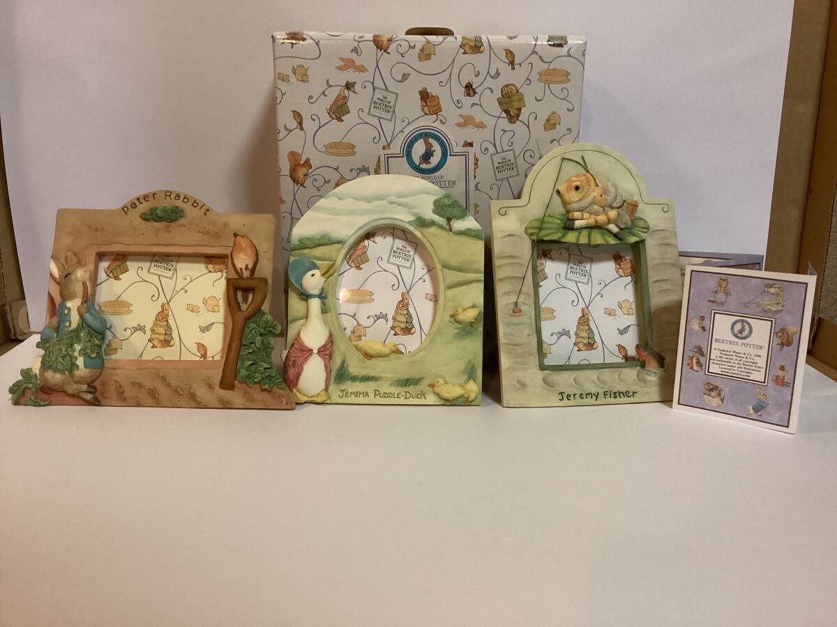 【未使用】THE WORLD OF PETER RABBIT BEATRIX POTTER'S PHOTO FRAMES SET 世界の ...