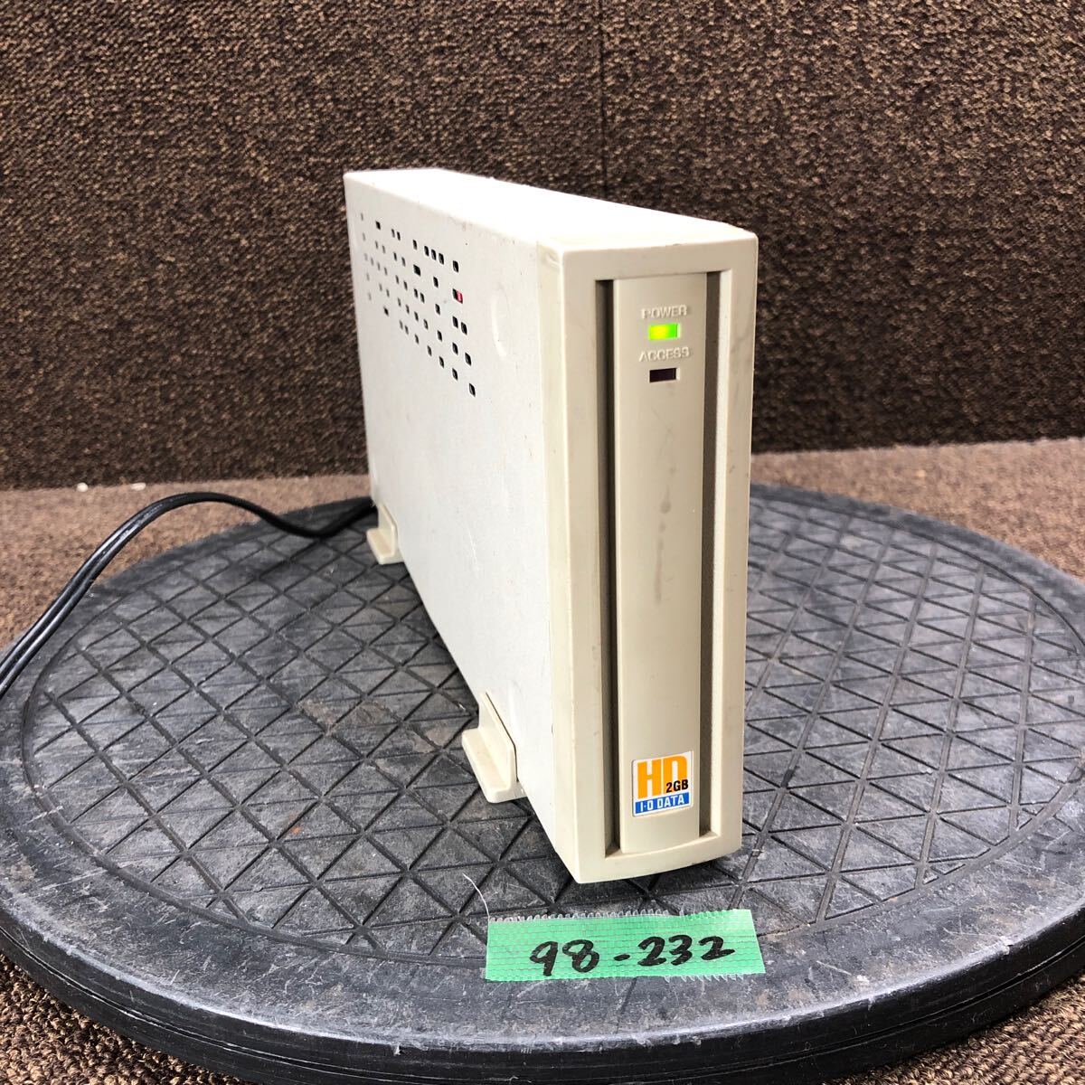 【傷や汚れあり】98-232 激安 レトロPC パーツ 外付けHDD ハードディスク IO DATA アイ・オー・データ HDVS-2G/ISA SCSI 通電のみ確認 HDD無し ジャンクの ...