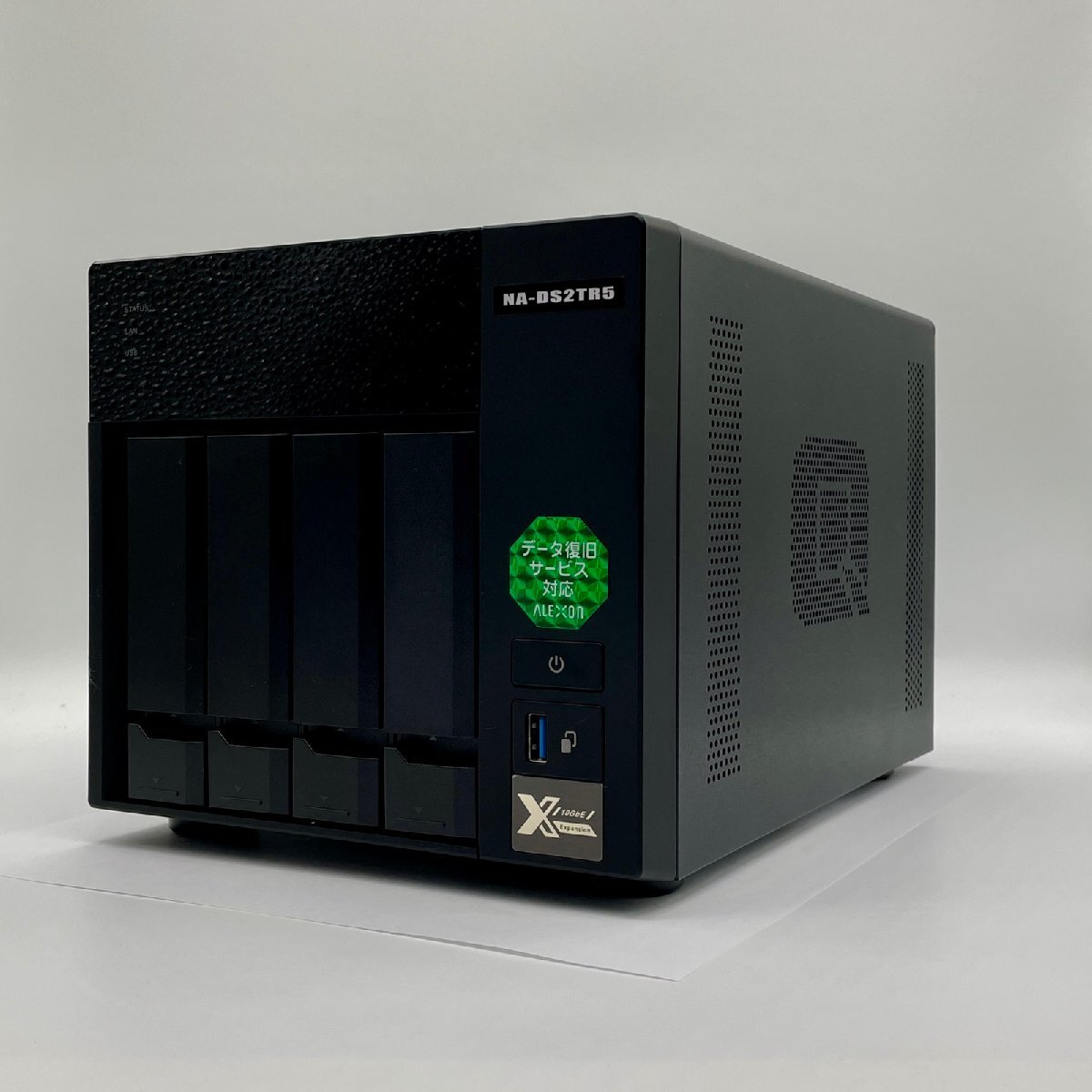 【傷や汚れあり】【Q971】ジャンク ALEXON NAS-473eG ( NA-DS2TR5 / M ) QNAP OEM - AMD 2 ...