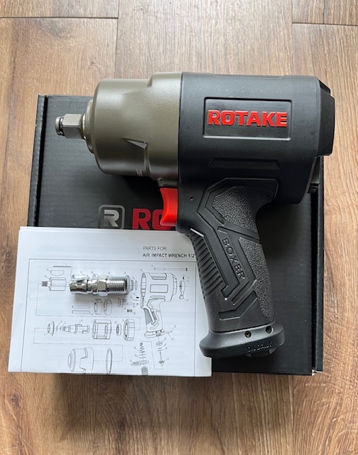 【未使用に近い】ROTAKE エアインパクトレンチ [RT-5274] 1/2インチ 最大トルク：1680Nm 小型～中型タイヤ交換の落札情報 ...
