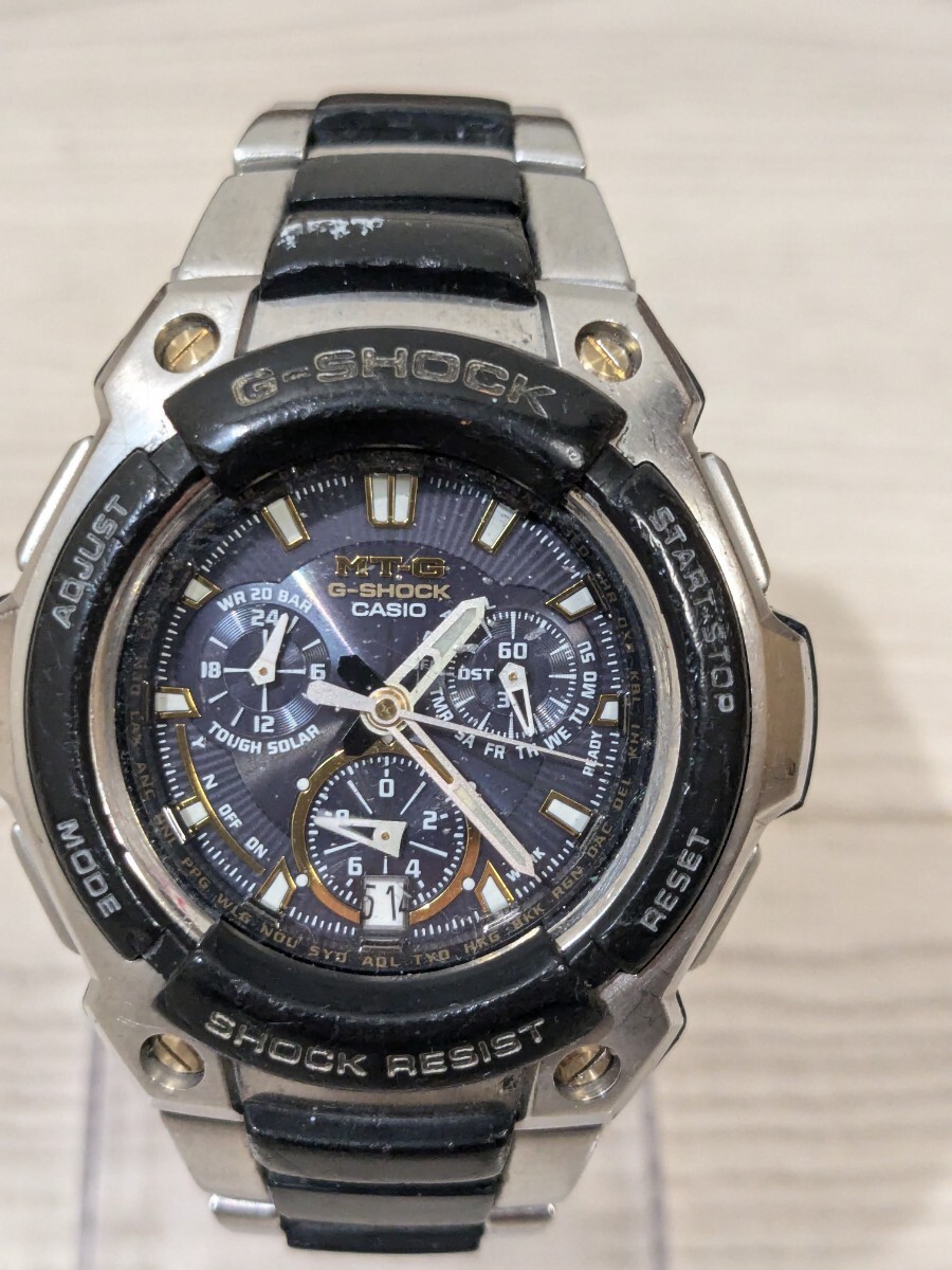 【傷や汚れあり】【w512】【動作品】 CASIO カシオ G-SHOCK GショックMT-G MTG-1000 ソーラー電波 腕時計 メンズの落札情報詳細 - Yahoo!オークション落札 ...