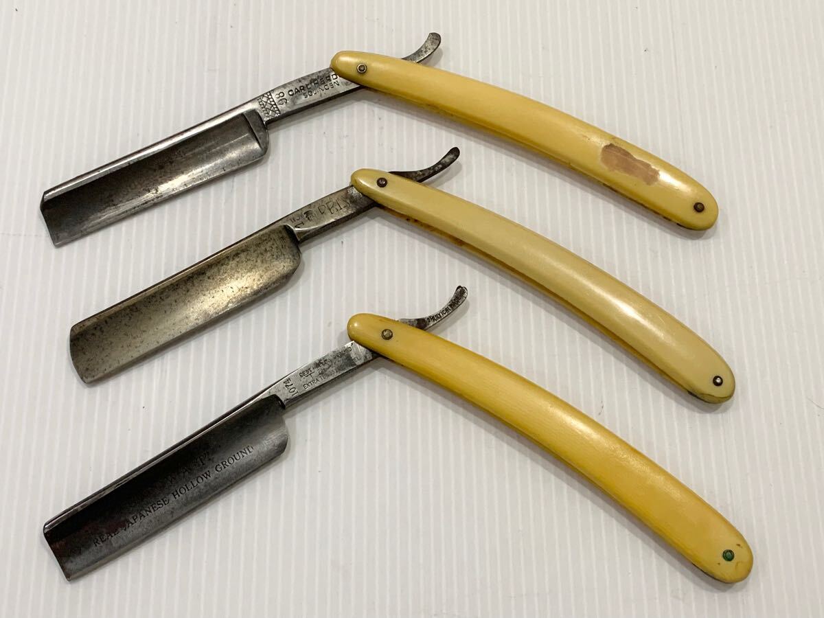 【傷や汚れあり】★理容 古い西洋剃刀 カミソリ 髭剃り 3本セット CARL HERDER SOLINGEN/GEN TAKAHASHI TOWA/PRINCE? 現状★の落札情報詳細 ...