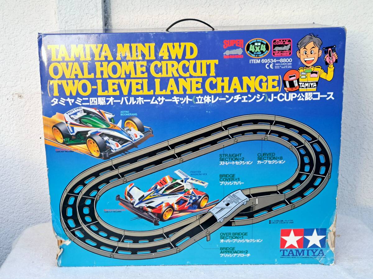 【やや傷や汚れあり】★タミヤ ミニ四駆オーバルホームサーキット★TAMIYA MINI 4WD OVAL HOME CIRCUIT・TWO ...