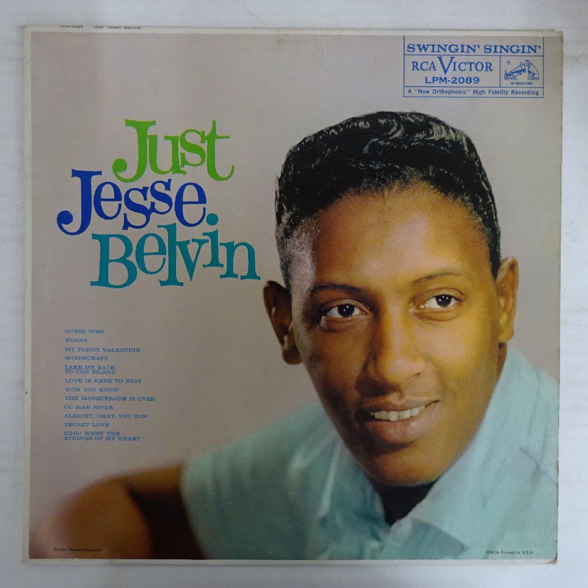 【やや傷や汚れあり】11207642;【US盤/RCA Victor/MONO/深溝/マト両面1S】Jesse Belvin / Just Jesse Belvinの落札情報詳細 ...