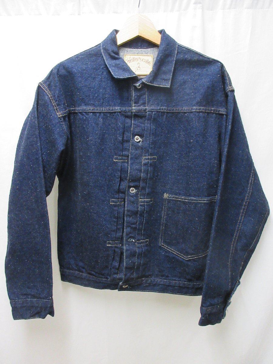 【目立った傷や汚れなし】1000円～美品 ウエアハウス WAREHOSE Heller's cafe ヘラーズカフェ Early Model デニムジャケット サイズ40の落札情報詳細 ...