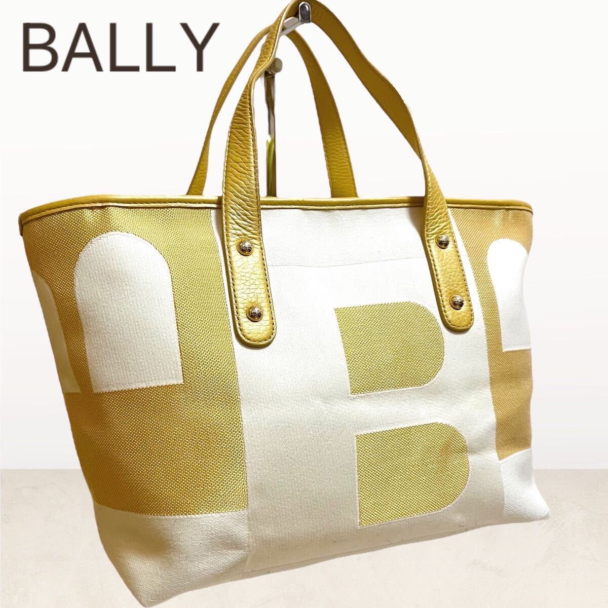 【目立った傷や汚れなし】美品/A4 BALLY バリー メンズ トートバッグ ビジネス サイドバック PC ビッグロゴ Bロゴ トラベル 出張 レザー 革 からし イエロー系の落札情報詳細 ...
