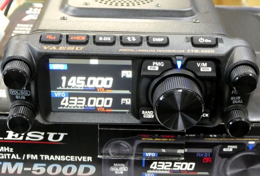 【目立った傷や汚れなし】YAESU FTM-500D C4FM/FM 144/430MHz デュアルバンドトランシーバー 極上中古の落札情報 ...
