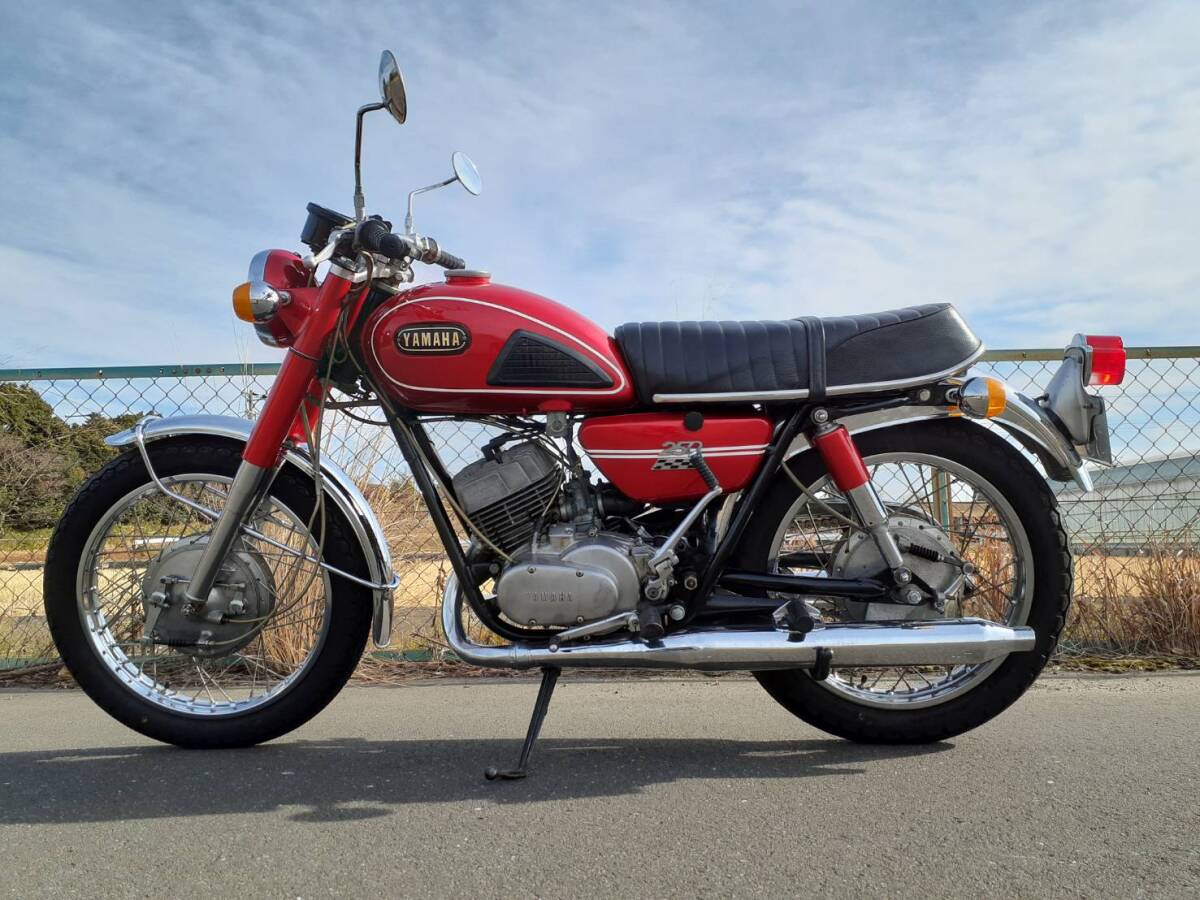 【傷や汚れあり】ヤマハ DS6 書付き、即乗りOK！即決早い者勝ち！ XS TX XJ GX RX DX RZ RD TZR CB CBX CBR NSR Z1 Z2 KZ SS GT GS ...