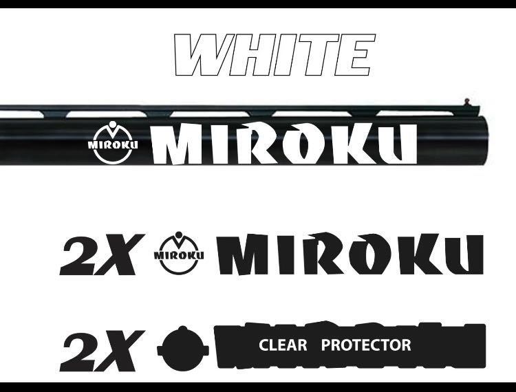 【未使用】MIROKU デカール】ミロク製作所 15x2cm 2枚:白: 散弾銃 ライフル 狩猟 射撃 シューティング ハンティング 猟友会 A-Bolt X-Bolt MSS20の落札情報 ...