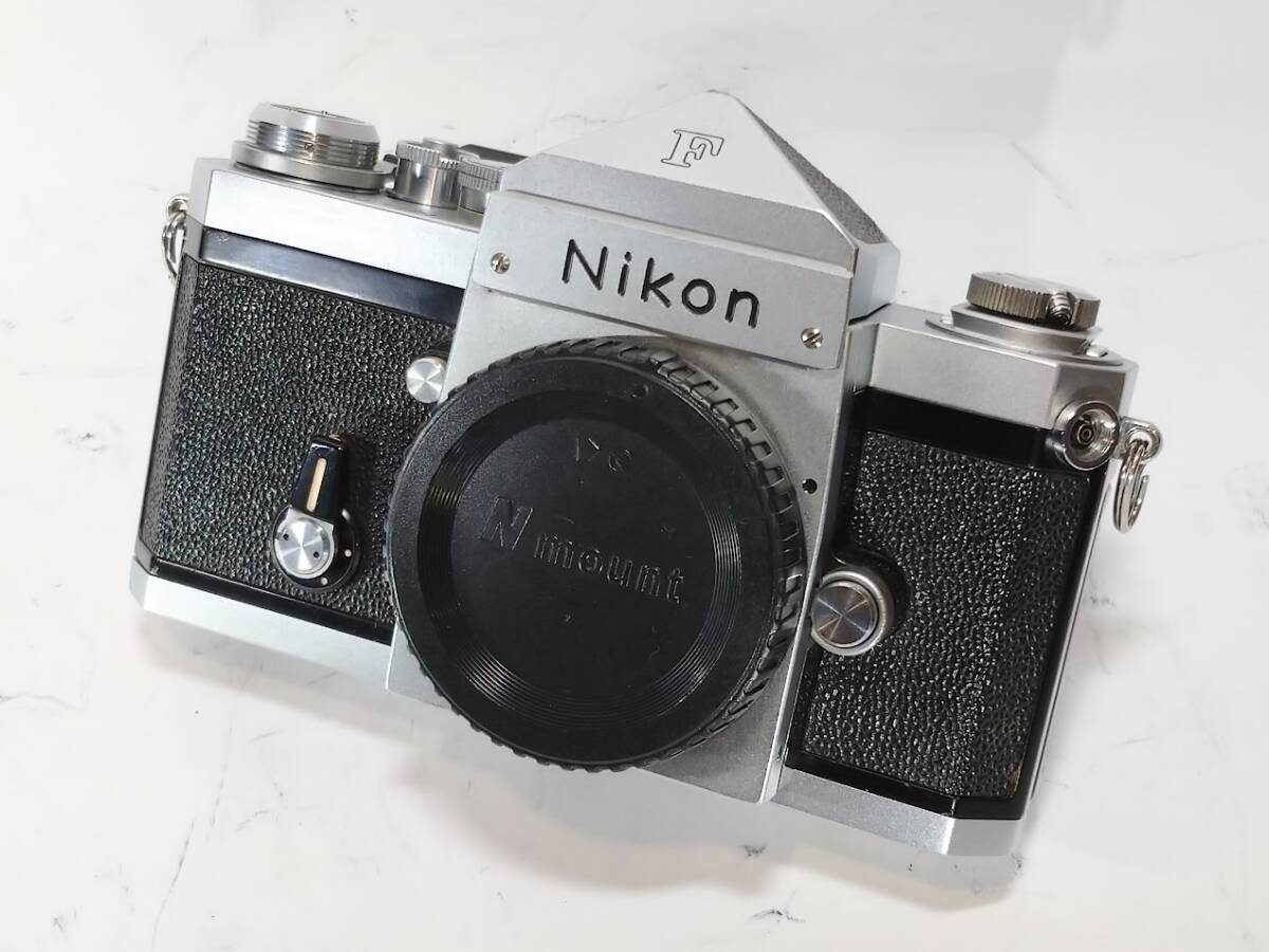【やや傷や汚れあり】【美品／動作良好】 ニコン Nikon F アイレベル シルバーボディー（最後期モデル） ニコンの誇る世界的名機 Fの綺麗な逸品です！#2736の落札情報詳細 ...