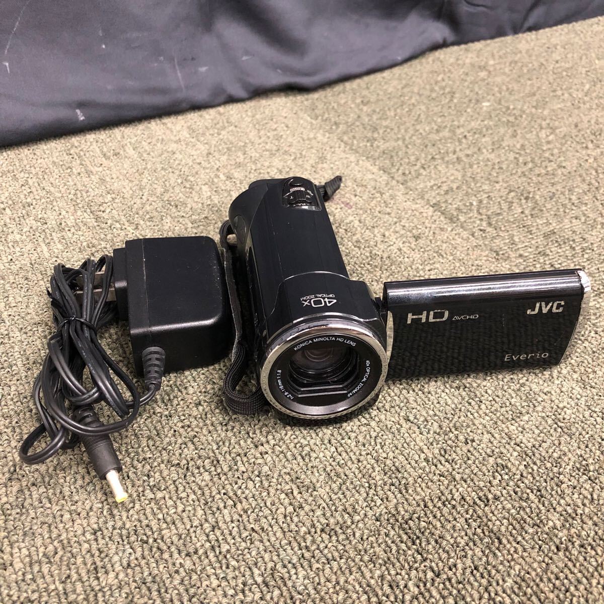 【やや傷や汚れあり】♪【売り切り】VICTER ビクター JVC Everio エブリオ GZ-HM238-B デジタルビデオカメラ ...