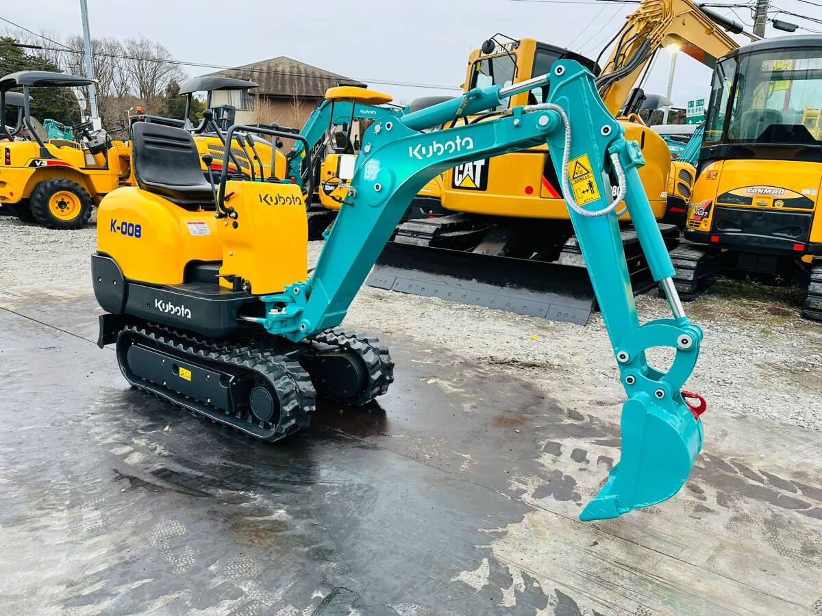 【やや傷や汚れあり】クボタK-008 0.8Tクラス・パターンOK・ブレーカー配管付き・中古ミニ油圧ショベル ミニユンボ 下取りOKの落札情報詳細 - Yahoo!オークション落札価格検索 ...