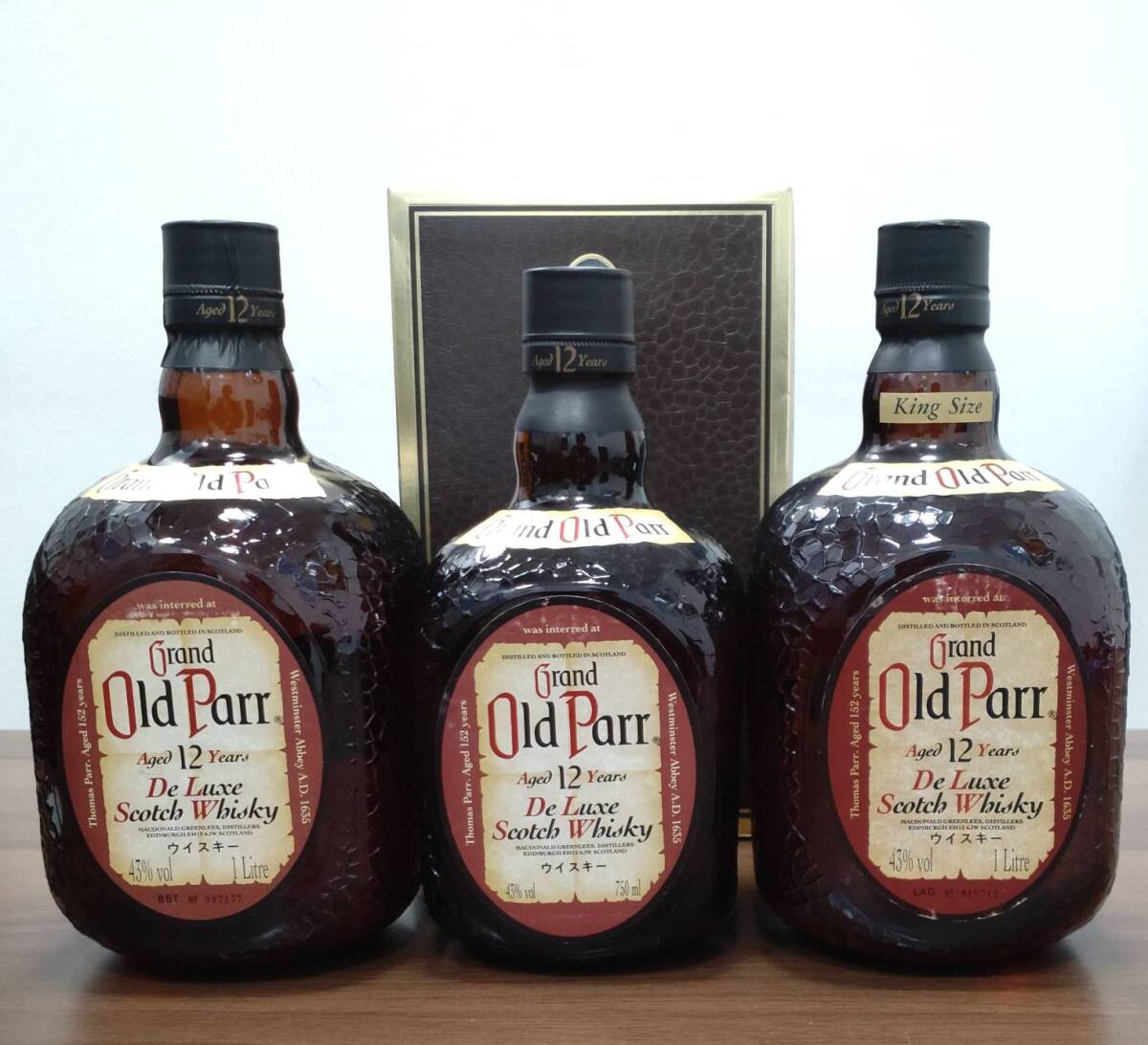 【未使用】8069 酒祭 洋酒祭 グランド オールドパー 12年 750ml 43% 未開栓 自宅保管品 Grand Old Parr Scotch Whisky スコッチウイスキー 古酒の ...