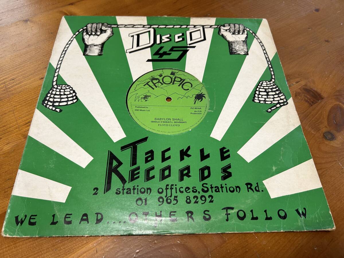 【目立った傷や汚れなし】【オリジナル盤】12インチ シングルレコード FLOYD LLOYD - BABYLON SHALL ...