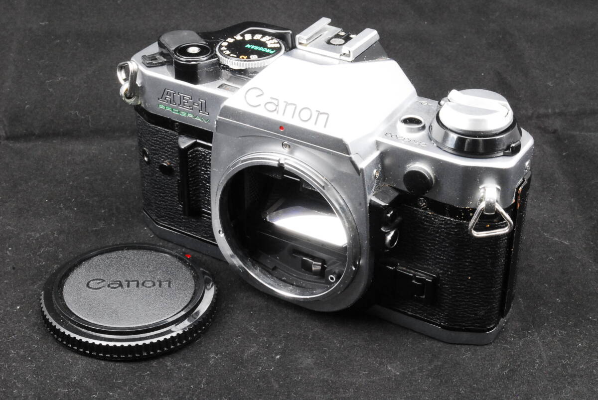 【やや傷や汚れあり】【動作確認済・シャッター鳴き無し】★キャノン・モルト新品交換済★ Canon AE-1 PROGRAM silver 本体のみ #1124の落札情報詳細 - Yahoo ...